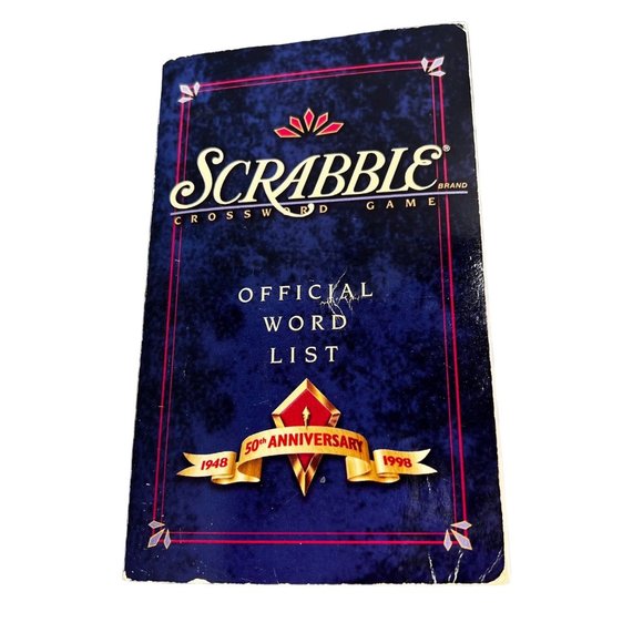 Hasbro | Other | Hasbro Scrabble Game Official Word List Book 998 ...